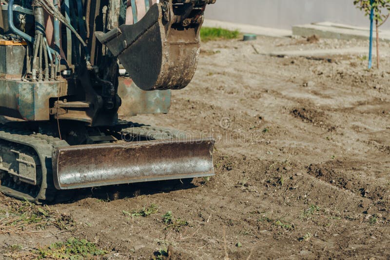 Excavator Mechanical Part for Digging. Machines and Mechanisms for ...