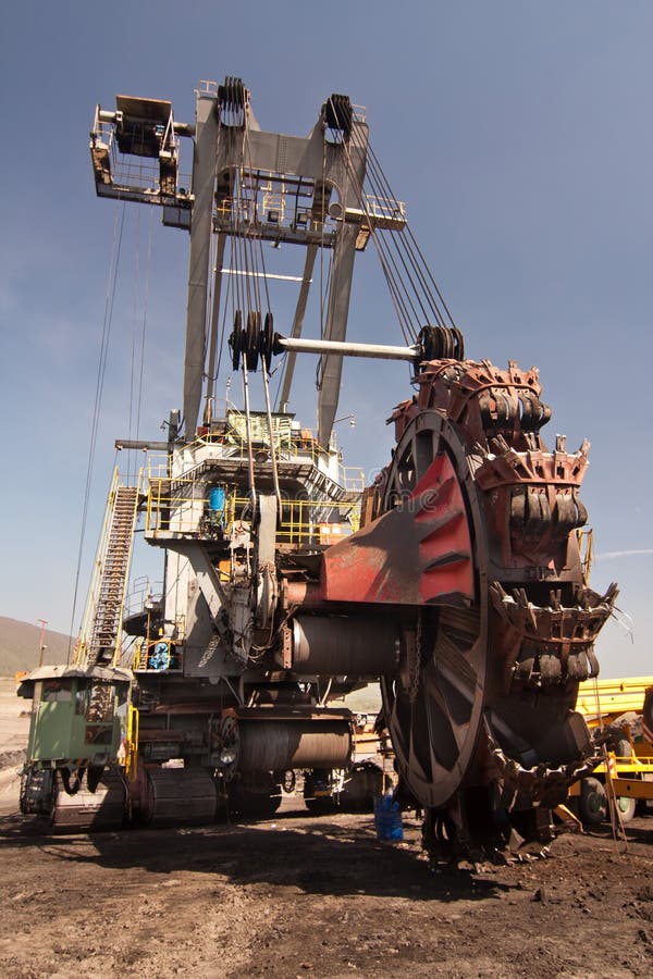 The coal opencast stock image. Image of landscape, lignit - 23640507