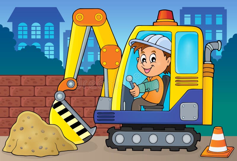 Excavator Operating Stock Illustrations – 46 Excavator Operating Stock ...