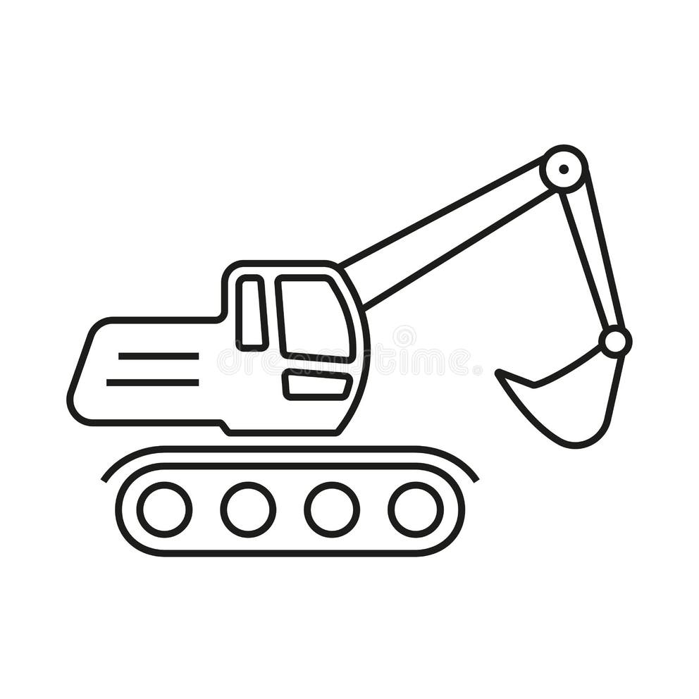 Backhoe Outline Stock Illustrations – 959 Backhoe Outline Stock ...