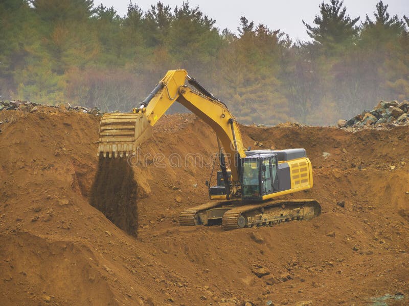 Excavator power shovel stock photo. Image of bulldozer - 30587774
