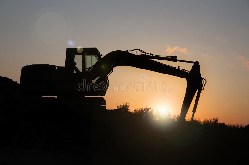 175 Excavator Profile Stock Photos - Free & Royalty-Free Stock Photos ...