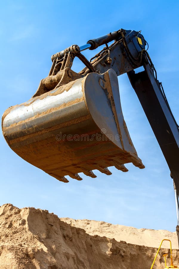 Excavator scoop stock photo. Image of mining, heavy, bucket - 32289384