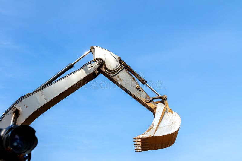 Excavator scoop stock image. Image of loader, bucket - 32289437