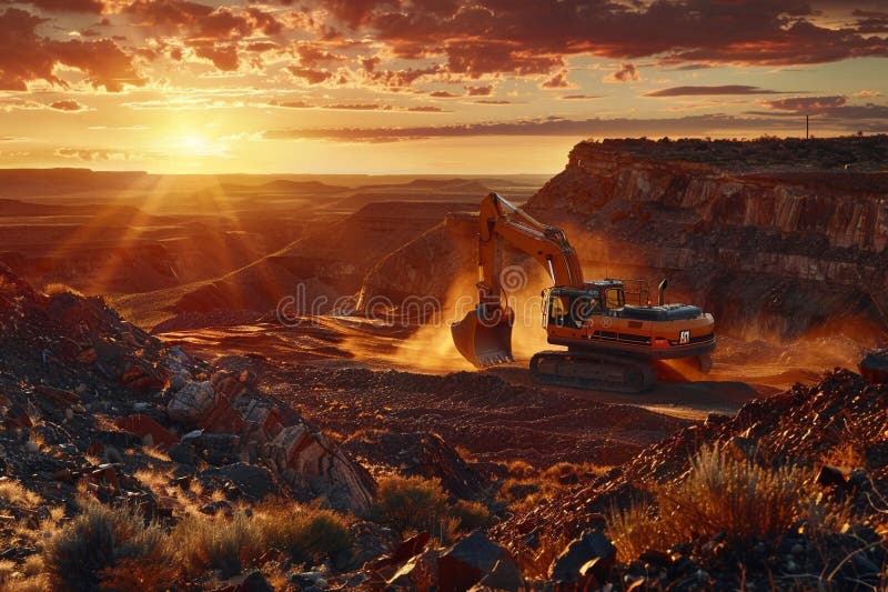 Sunset Mining Stock Illustrations – 1,670 Sunset Mining Stock ...