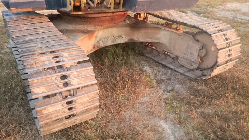 Excavator tracks stock photo. Image of tracks, excavator - 49955874