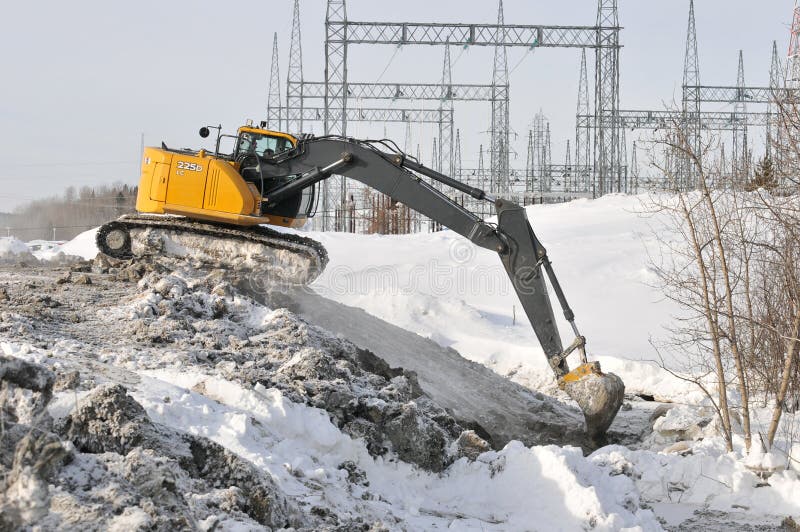 Excavator stock photo. Image of earth, excavator, construction - 43311266