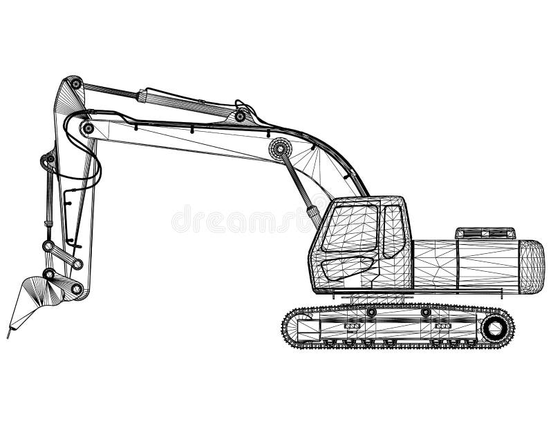 Excavator Plan View Stock Illustrations – 80 Excavator Plan View Stock ...