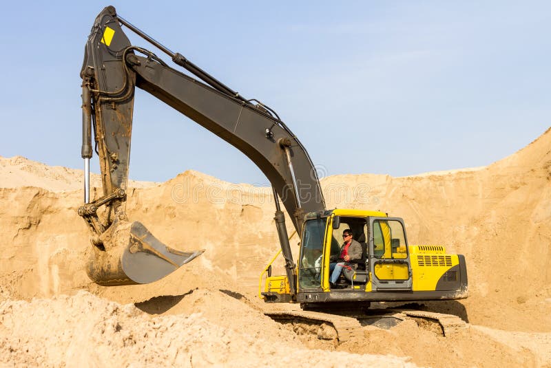 Excavator at Work stock image. Image of shovel, bulldozer - 31529049