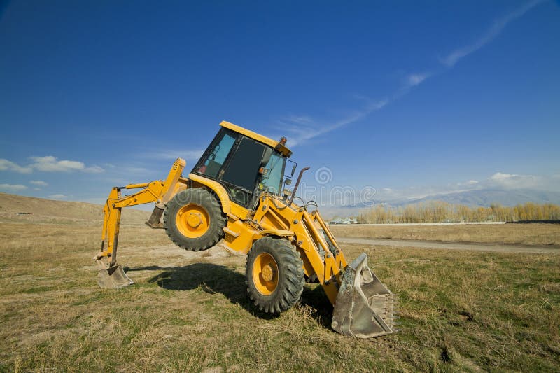 Excavator stock photo. Image of backhoe, construction - 31466960