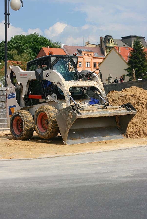 Construction #5 stock image. Image of excavation, backactor - 129799