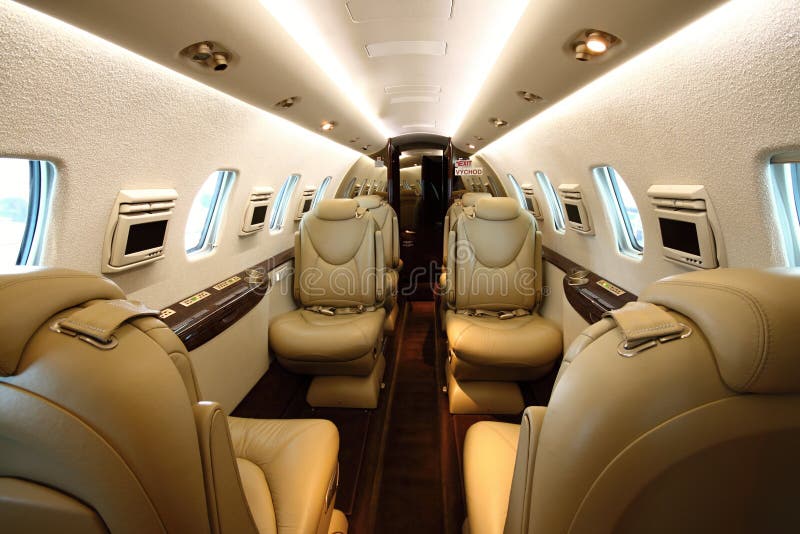 Excel cabin stock photo. Image of brown, airtaxi, plane - 15322656