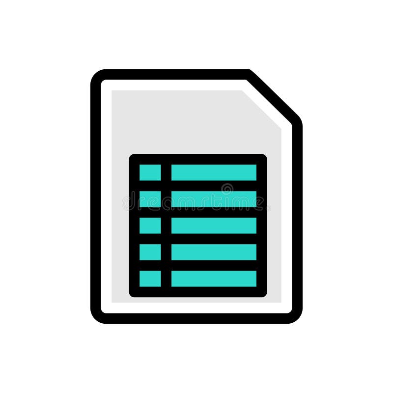 Excel file stock vector. Illustration of concept, computer - 216655880