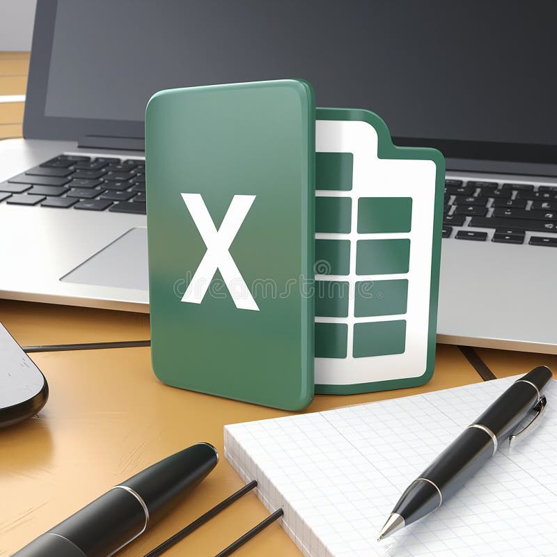 Excel Power - 3D Microsoft Office Excel in Action. Digital Data ...