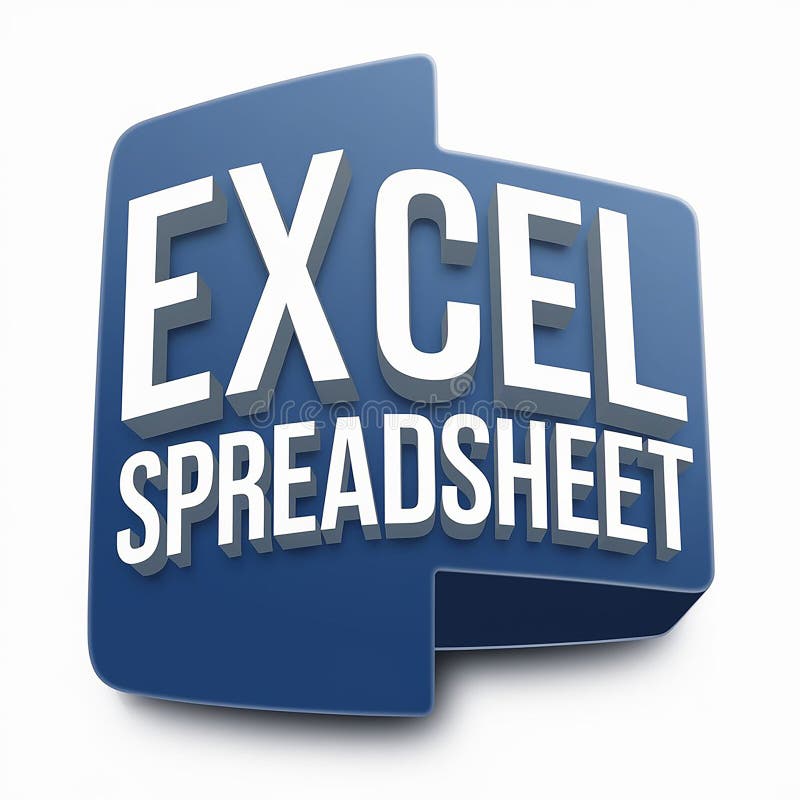 Excel Power - 3D Microsoft Office Excel in Action. Digital Data ...