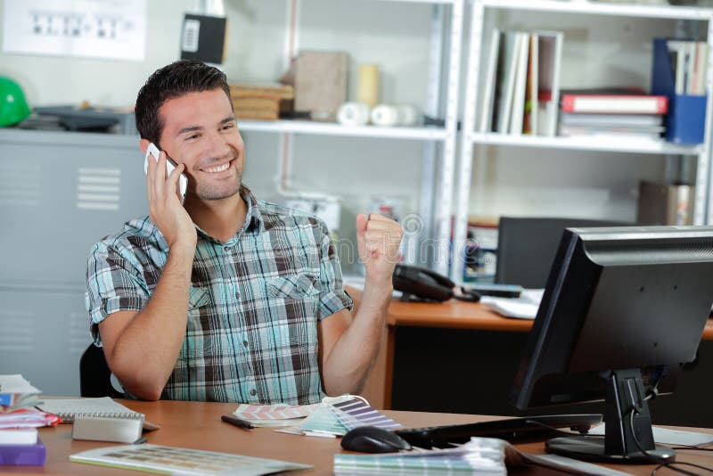 Excel in your work stock image. Image of smartphone - 120359359