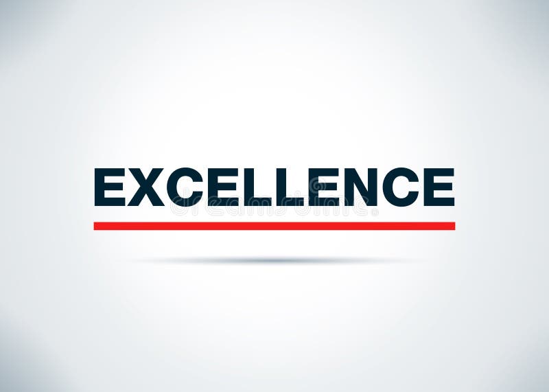 Excellence Abstract Flat Background Design Illustration Stock ...