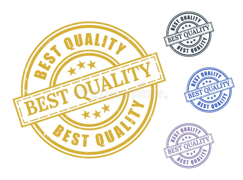 Excellence Certified Label Set, Top Quality Guarantee Stamp Vector Pack ...