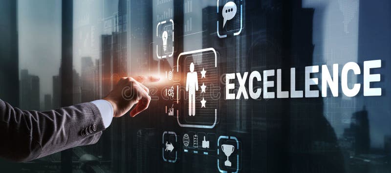 Excellence Concept. Quality Service Stock Photo - Image of excellent ...