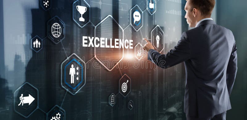 Excellence Concept. Quality Service Stock Photo - Image of excellent ...