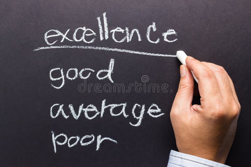Mark on excellence stock image. Image of information - 29668553