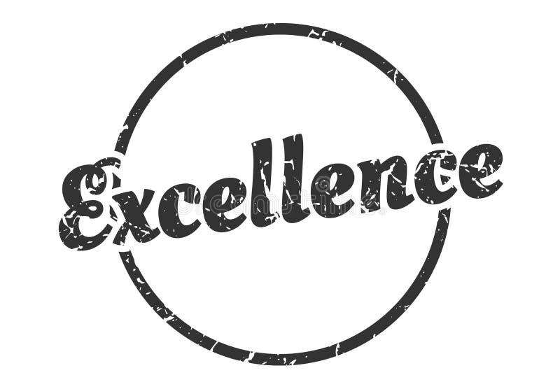 Excellence Sign. Excellence Vintage Retro Label. Stock Vector ...