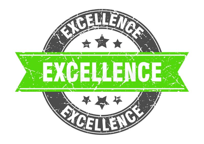 Excellence stamp stock vector. Illustration of band - 162727136