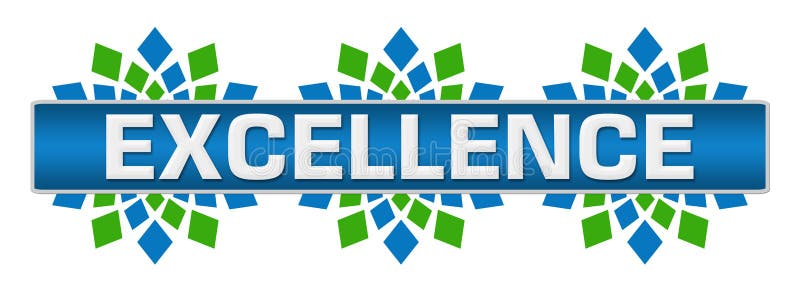 Excellence Blue Green Up Down Symbols Stock Illustration - Illustration ...