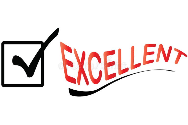 Excellent Check Mark stock vector. Illustration of answering - 16674477