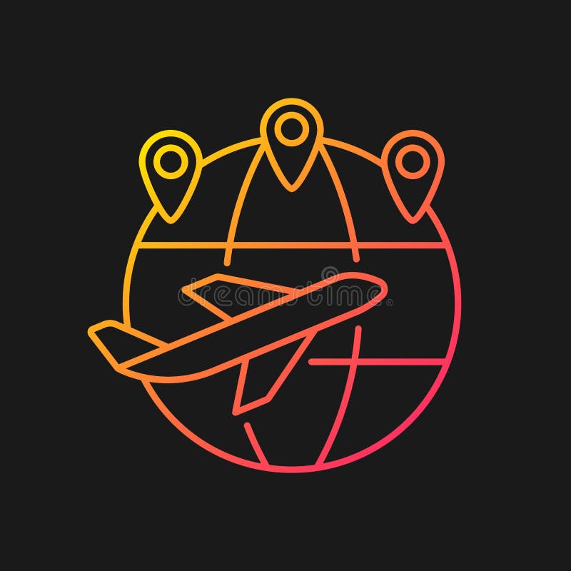 Excellent Connectivity Gradient Vector Icon for Dark Theme Stock Vector ...