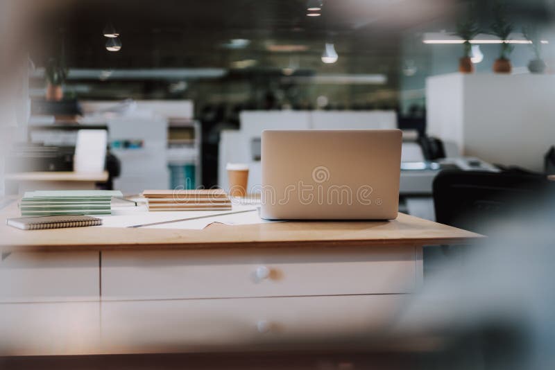 Excellent Office for Pleasant Spending Working Time Stock Image - Image ...