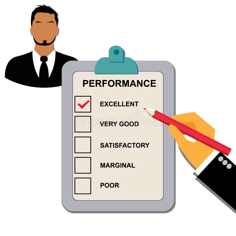 Excellent, Performance, Clipboard, Checklist Stock Vector - Image: 63327368