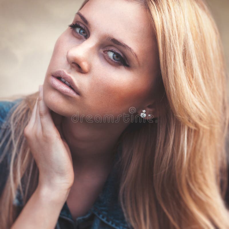 Fashion portait stock image. Image of female, outdoor - 30134667
