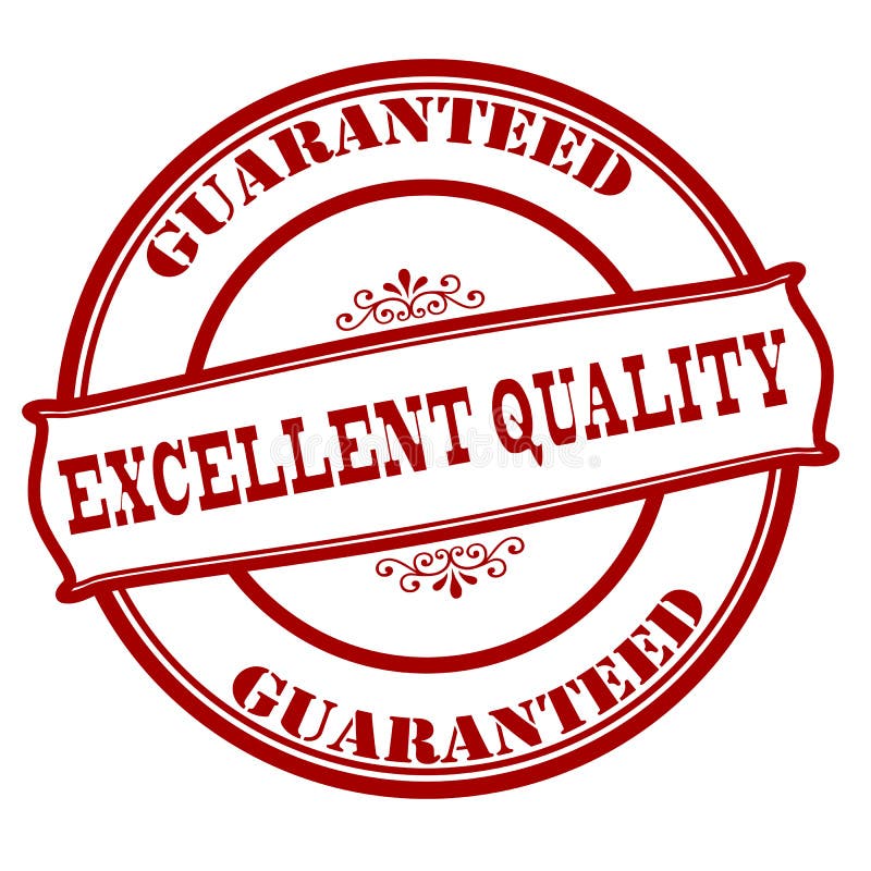 Guaranteed Excellent Quality Stock Illustration - Illustration of ...