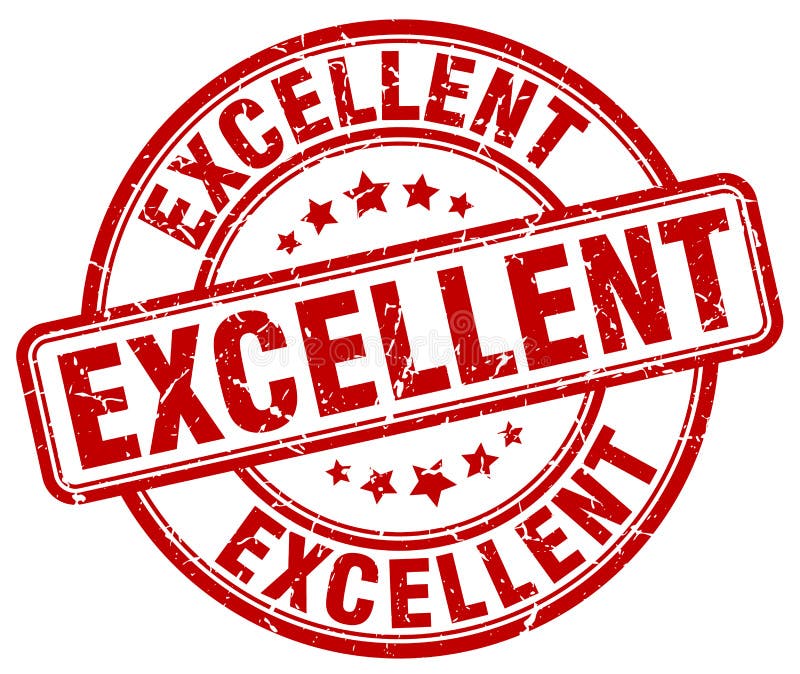 Excellent Red Grunge Round Vintage Stamp Stock Vector - Illustration of ...