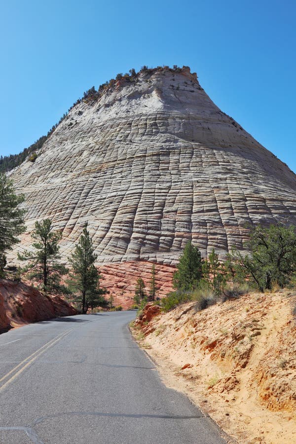 Excellent Road Winds Sharply between the Hills Stock Photo - Image of ...