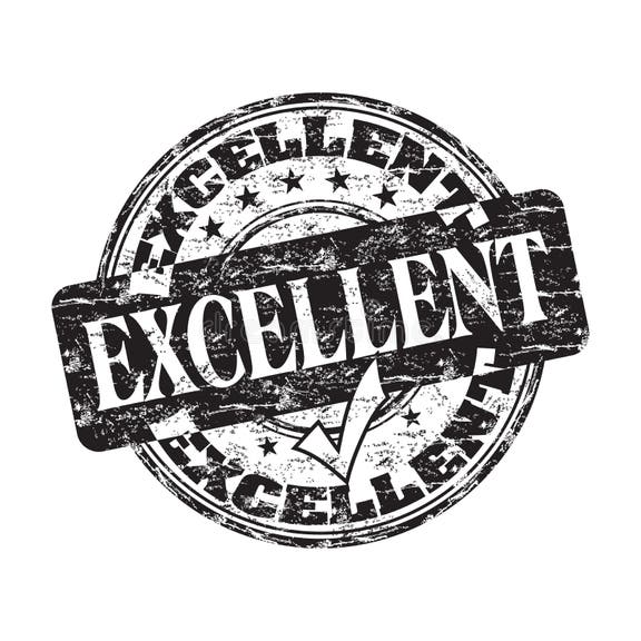 Excellent rubber stamp stock vector. Illustration of label - 16972775