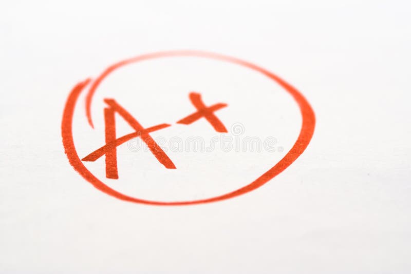 Excellent School Exam Grade Stock Image - Image of success, grade: 3861107