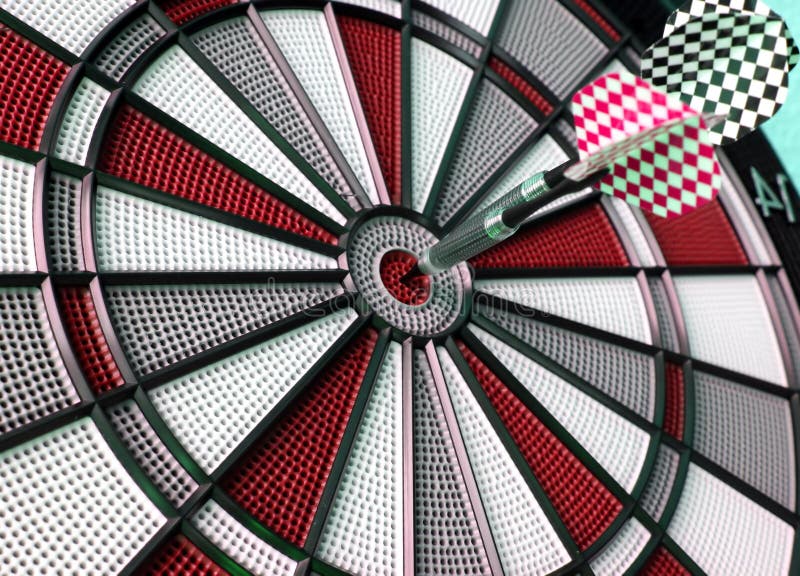 Perfect hit on target stock image. Image of achievement - 10566491