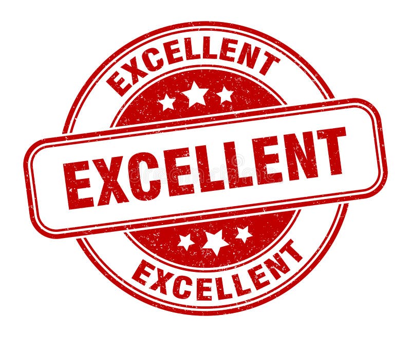 Excellent Stamp. Excellent Round Grunge Sign Stock Vector ...