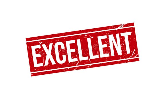 Excellent Stamp Seal Vector Illustration Stock Vector - Illustration of ...