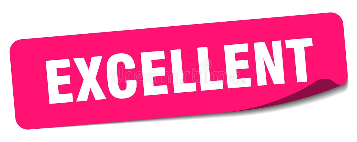 Excellent Sticker Stock Illustrations – 4,640 Excellent Sticker Stock ...