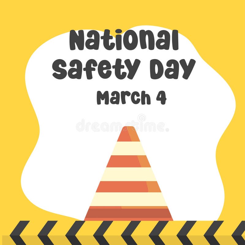 An Excellent Vector Graphic for Celebrating National Safety Day is this ...