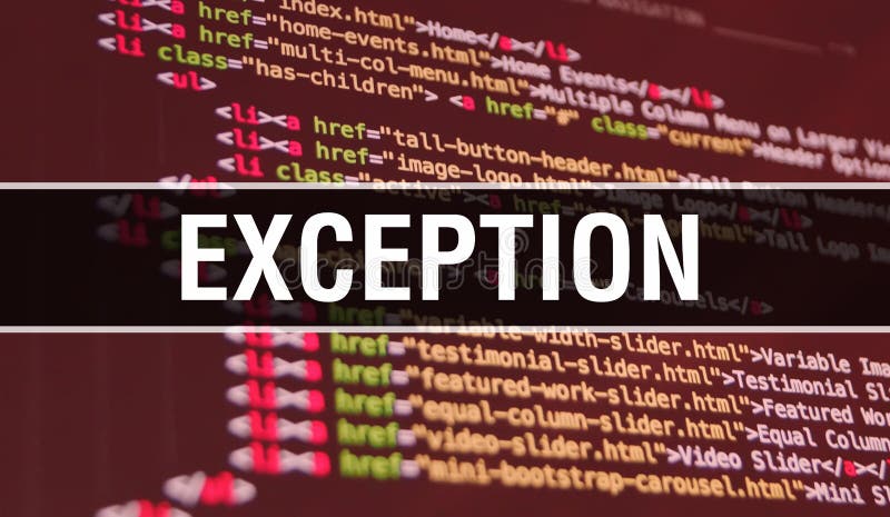 208 Exception Data Stock Photos - Free & Royalty-Free Stock Photos from ...