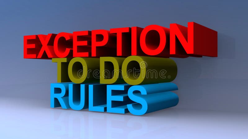 Exception Word Stock Illustrations – 134 Exception Word Stock ...