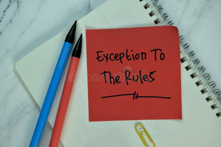 147 Exception Rules Stock Photos - Free & Royalty-Free Stock Photos ...