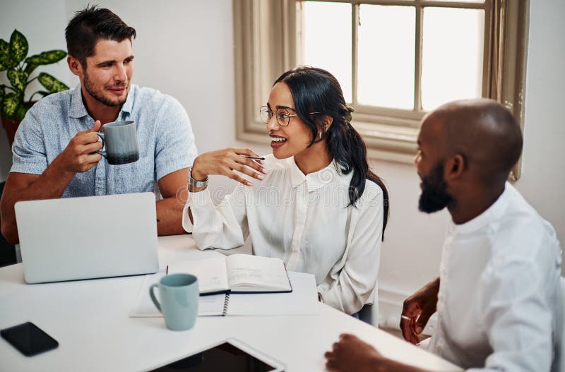 Exceptional Work from an Exceptional Team. a Group of Businesspeople ...