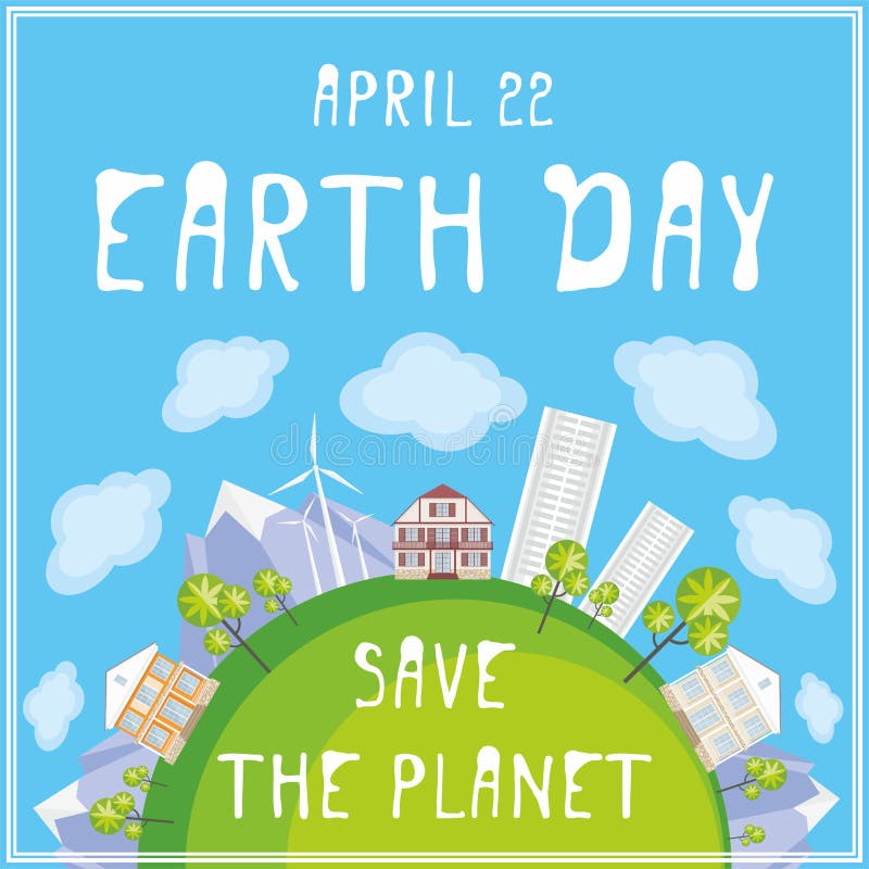 Excepto el planeta ilustración del vector. Ilustración de tarjeta ...