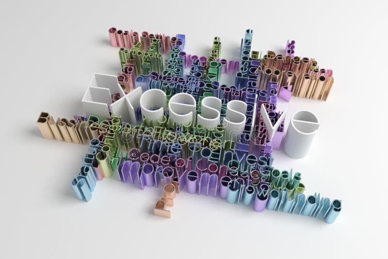Excessive, Business Keyword and Words Cloud. for Web Page, Graphic ...