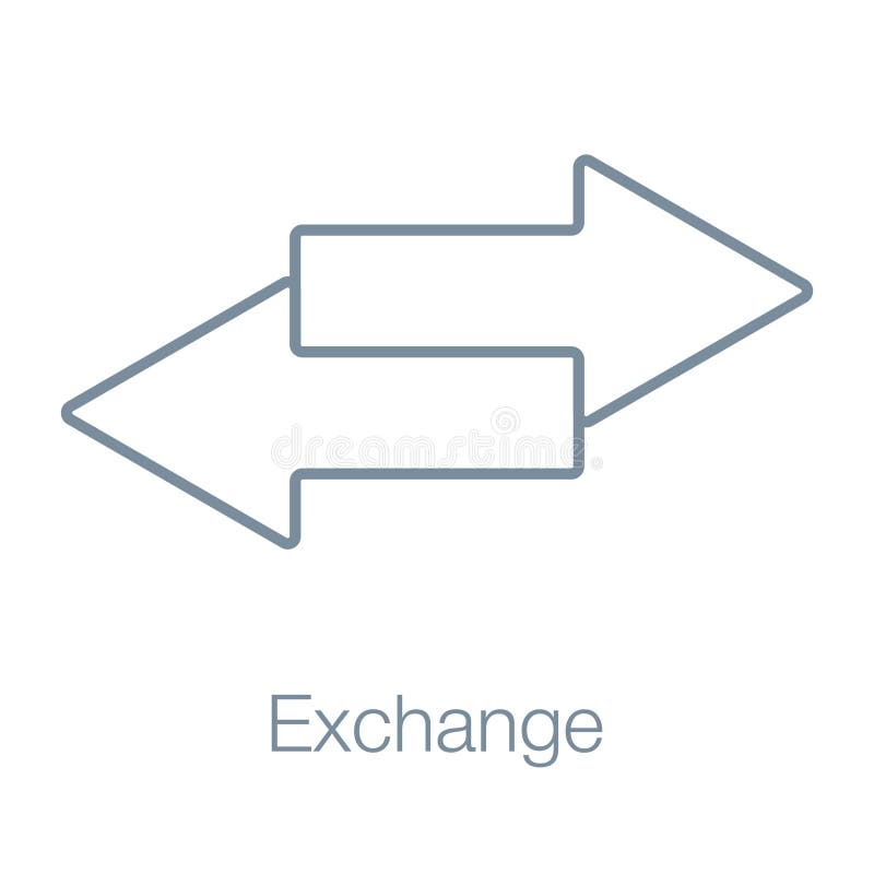 Exchange Arrow Icon, Reverse Swap Vector Switch Flip. Stock Vector ...